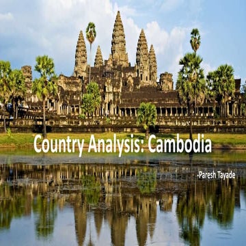 Country analysis - Cambodia | PPT