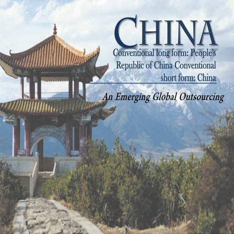 Country analysis chinav2 | PPT