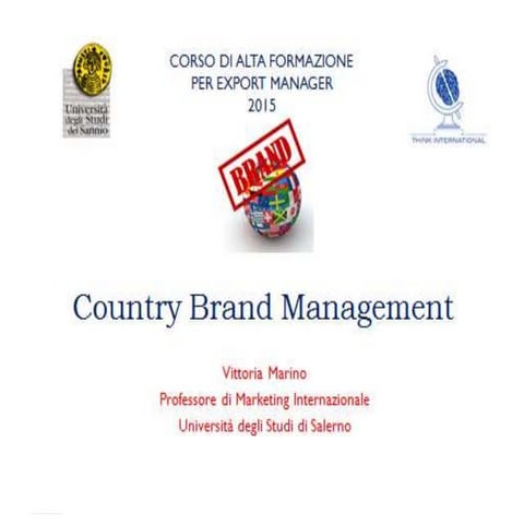 Country Brand Management | PPT