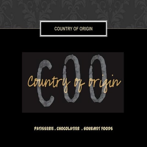 Country Of Origin | PPTX
