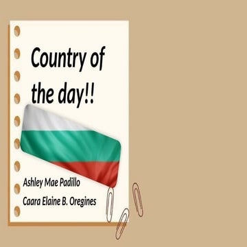 COUNTRY OF THE DAY osmena president four | PPTX | Currencies | Economy