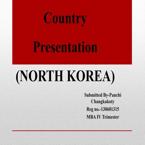 Country presentation | PPTX