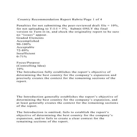 BUSM 1222 International Business –Marking Rubric for EssayHow .docx