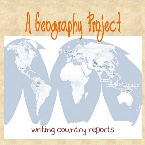 Country reports - 6th Grade Project 1 | PDF