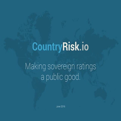 CountryRisk.io - community driven country risk rating platform | PDF
