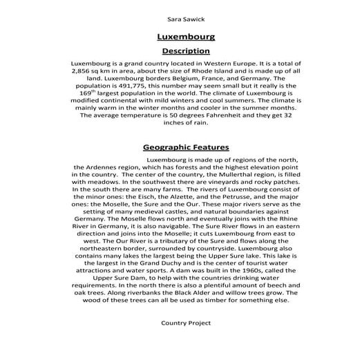 luxembourg french slideshow | PDF