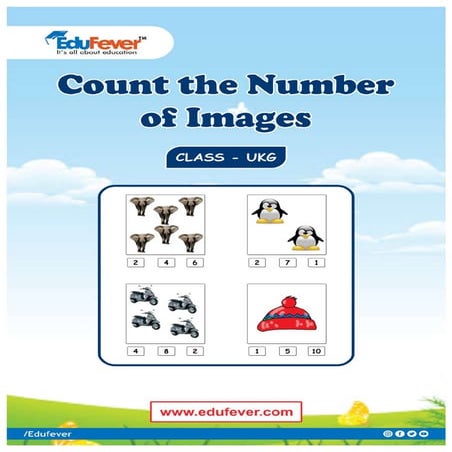 Count the Number of Images - UKG Worksheet | PDF