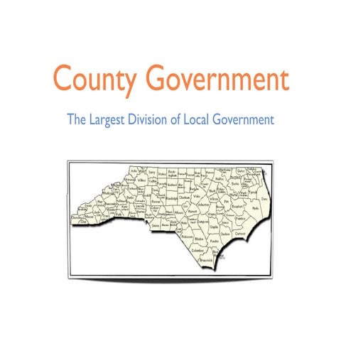 North Carolina County Government | PDF