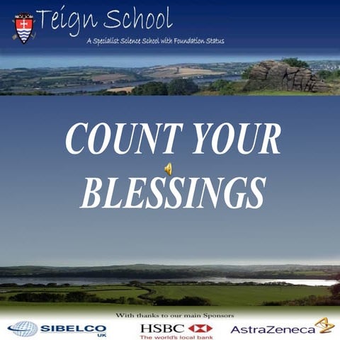 Count Your Blessings | PPT | National & Civic Holidays | Holidays
