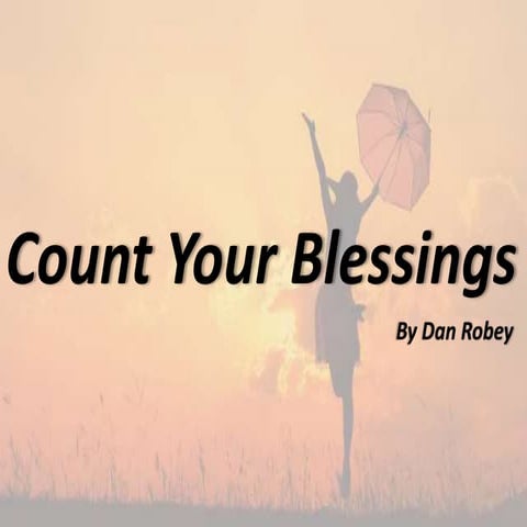 Count your blessings | PPTX