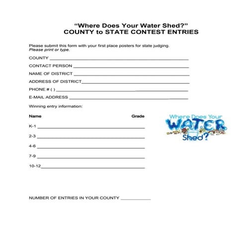 County to state form | PDF