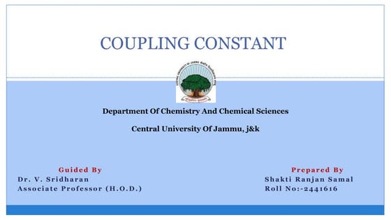19 f chemical shifts and coupling constants | PDF