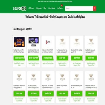 Coupongod screenshot | PDF