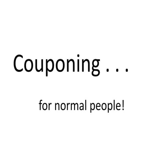 Couponing | PPT