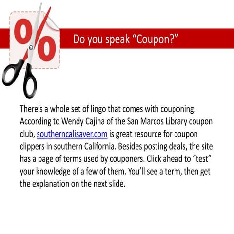 Coupon terms | PPTX