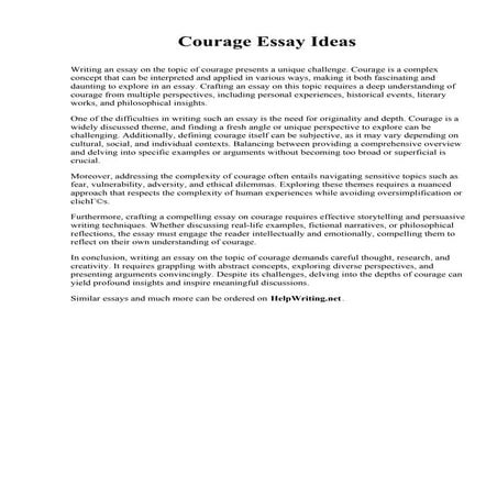 Courage Essay Ideas.pdf