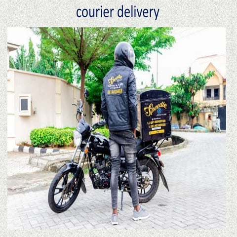 Courier delivery | PPTX | Logistics and Transportation Industry ...