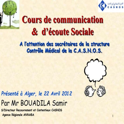 la communication powerpoint explication cégep | PPTX
