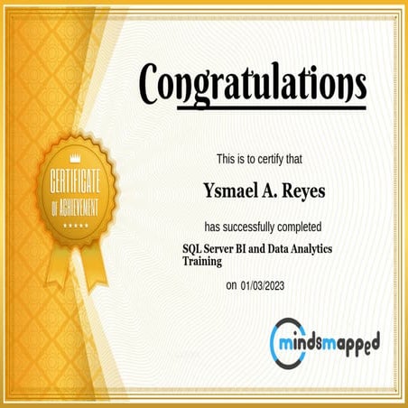 SQL Server BI and Data Analytics | PPT