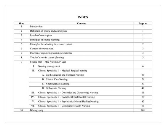 COURSE PLAN &UNIT PLAN | PPTX | College Planning | College Education