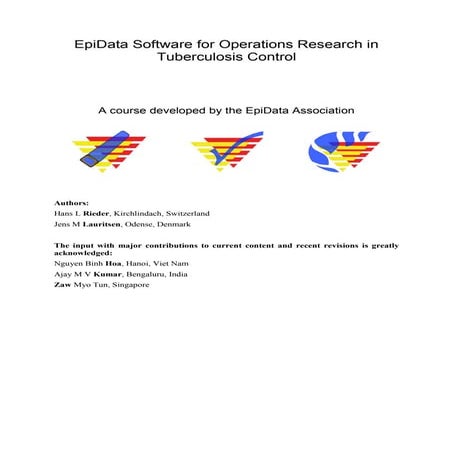 Epidata Course 0 1-title | PDF