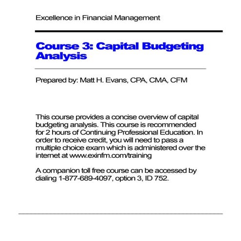 Course03 | PDF | Business Accounting & Finance | Business