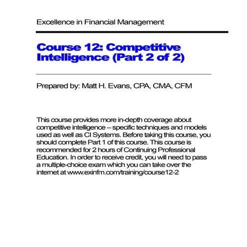 Course12 2 | PDF | Business Administration | Business