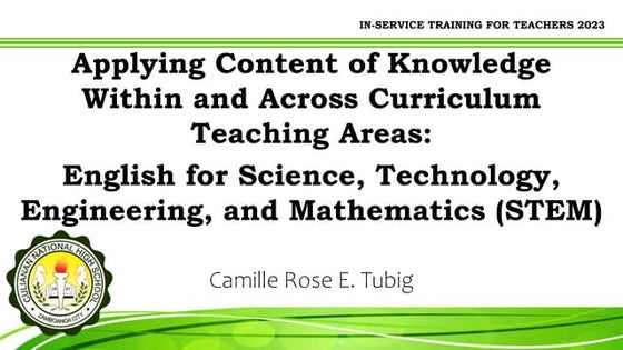 435802176-Apply-Knowledge-Content-Within-Across-Curriculum-Areas.pptx