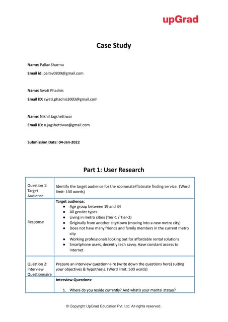 Industry project part1 | PDF