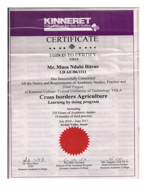 Ismn certificate | PDF