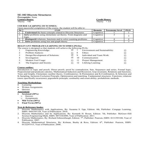 Course contents | PDF