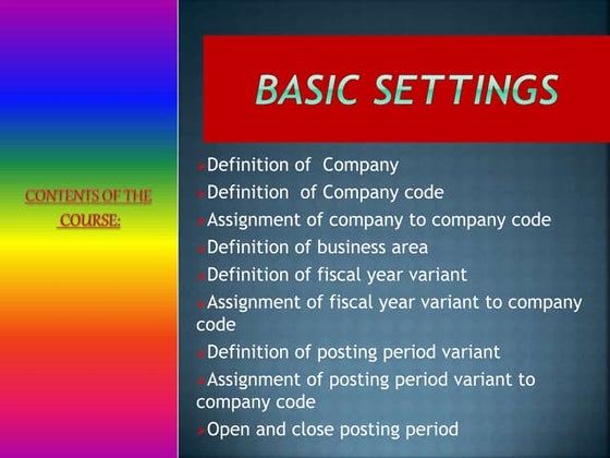 SAP FICO Course Content .pdf | Business Accounting & Finance | Business