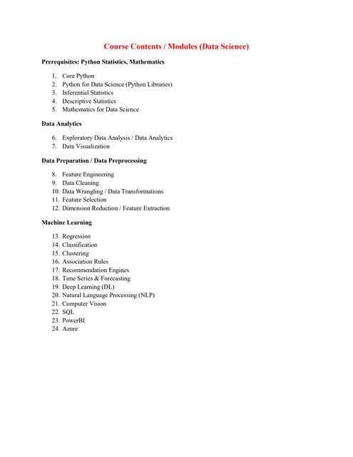Data Science First Lect Introduction Of Data Ppt
