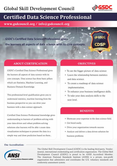 Certified Artificial Intelligence Foundation | PDF