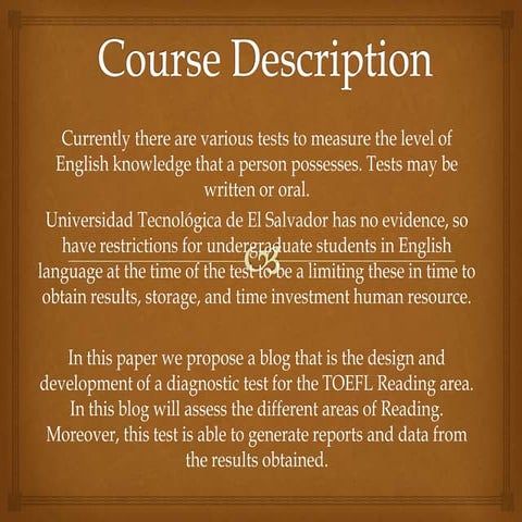 Course description | DOCX