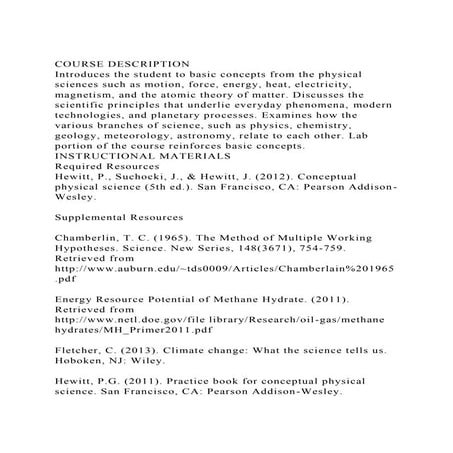 COURSE DESCRIPTION Introduces the student to basic concepts from.docx