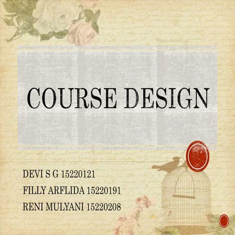 Course design | PPTX