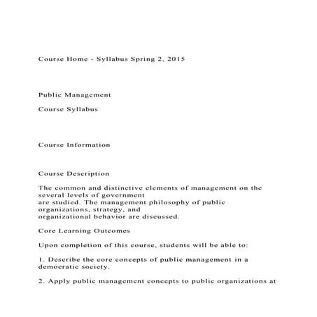 Course Home - Syllabus Spring 2, 2015 Public Mana.docx