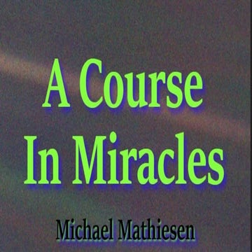 A Course In Miracles | PDF
