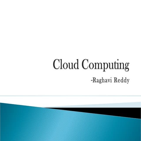 Cloud Computing | PPT