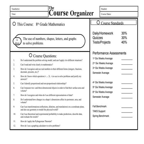 Course Organizer | PPT | 3-D Graphics | Computer Software and Applications