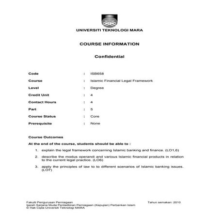 Course outline | PDF