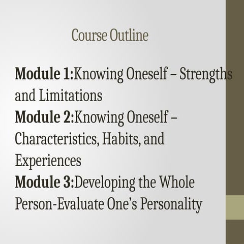 Course Outline - Personal Development..pptx