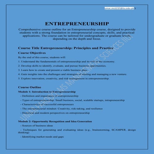 Course Outline Entrepreneurship Course.pdf