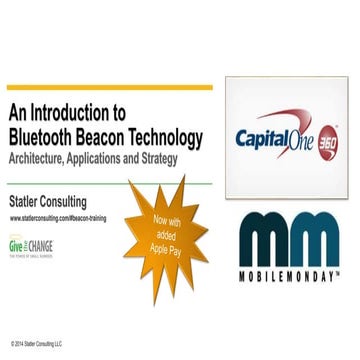 An Introduction to Bluetooth Beacon Technology - Part I | PPT