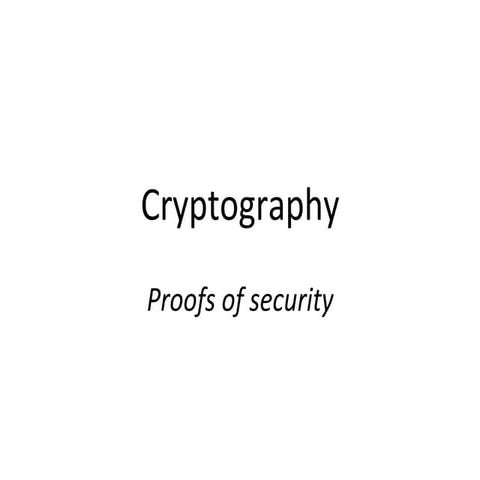 Cryptography | PPT