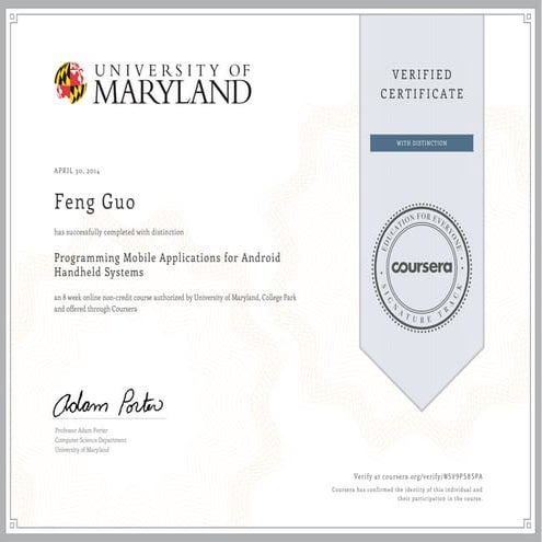 Certificate - MongoDB for Developers