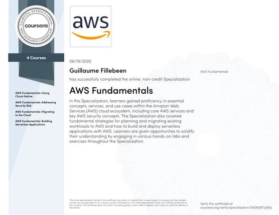 AWS Fundamentals | PDF | Cloud Computing | Internet