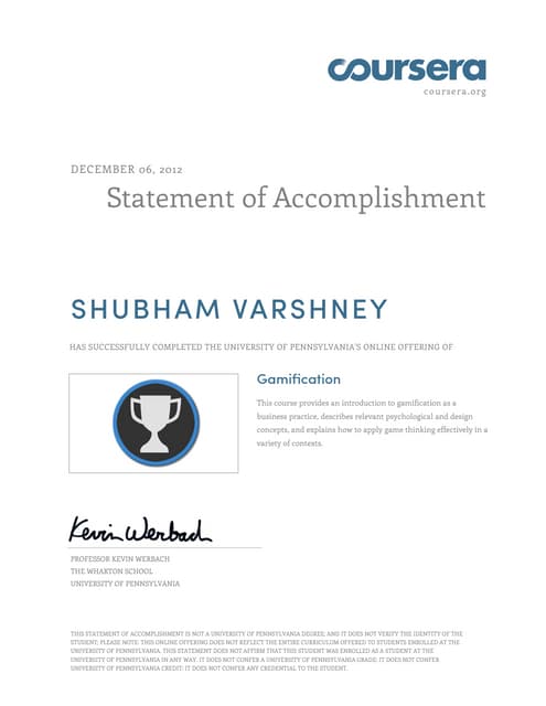 'Coursera certificate v1-1521150013 | PDF