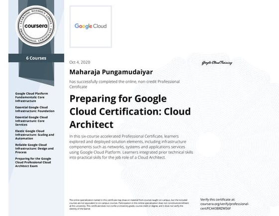 Coursera - Architecting with Google Compute Engine | PPT